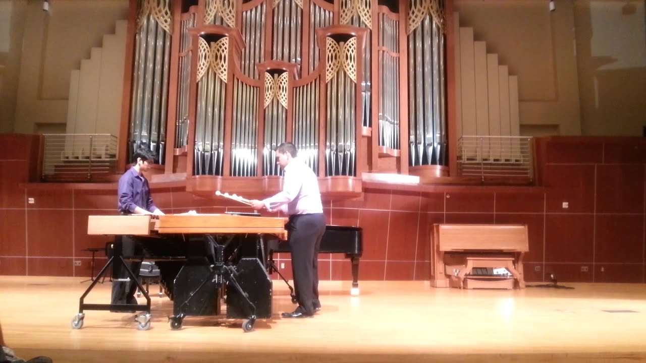 Catching Shadows Marimba duet by Ivan Trevino - YouTube