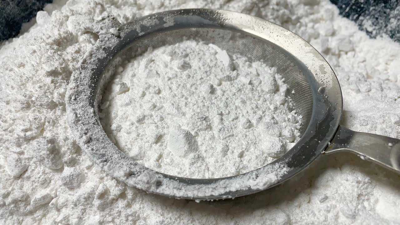 Chalk Sifting & Powder Play - YouTube