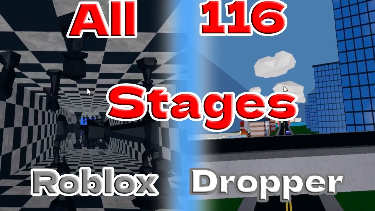 Completing All 116 Stages In Roblox Dropper - YouTube