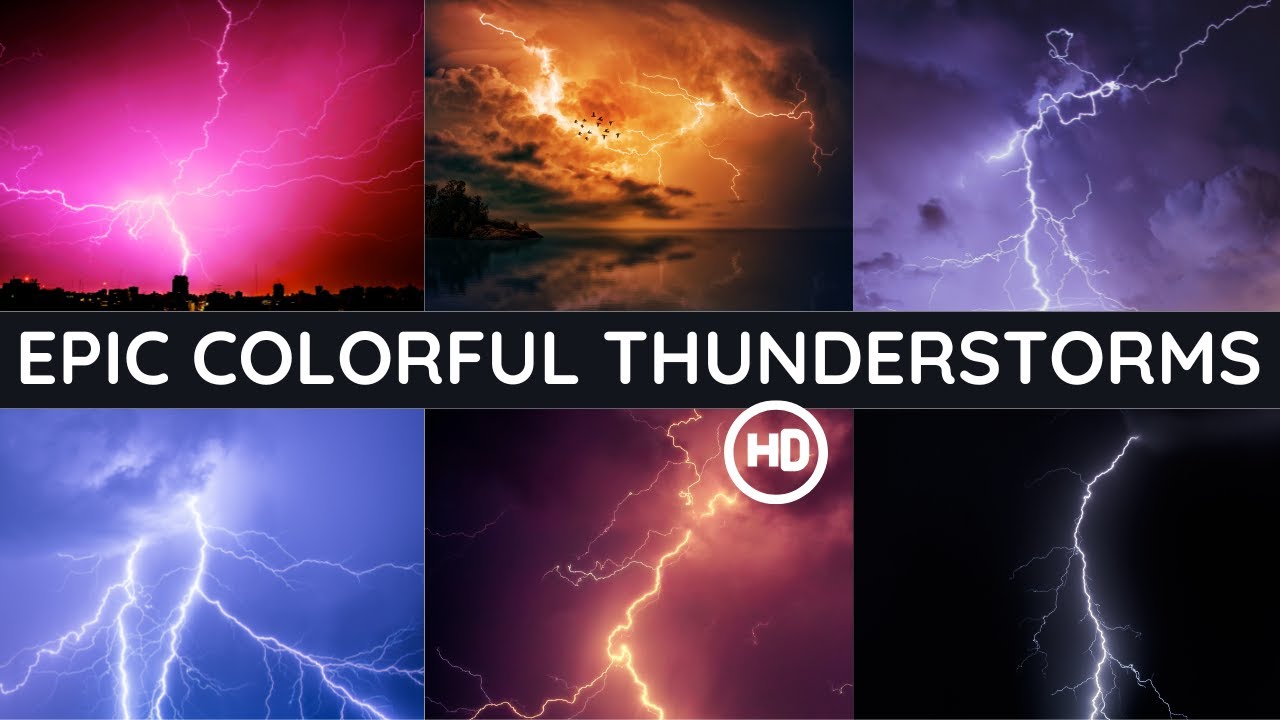 The Most Epic Thunderstorms You've Ever Seen: 🌩️ 10 Hours of Relaxing ...
