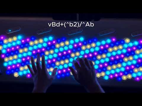 Bach's Prelude in C on Lumatone (in 22edo)