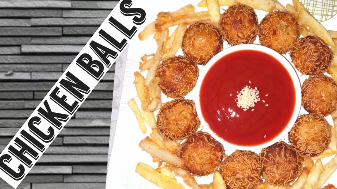 Chicken Balls | Crispy Chicken Balls | Tea Time Snacks Recipe | Azaib ...