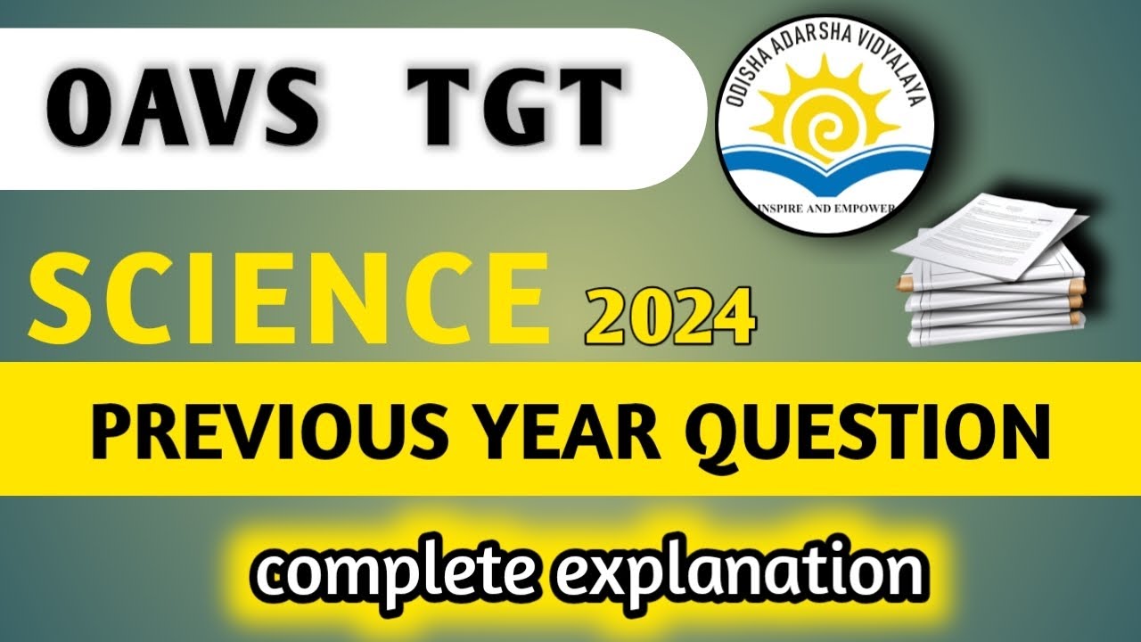 OAVS TGT SCIENCE // OAVS PREVIOUS YEAR QUESTION // OAVS CBZ QUESTION ...