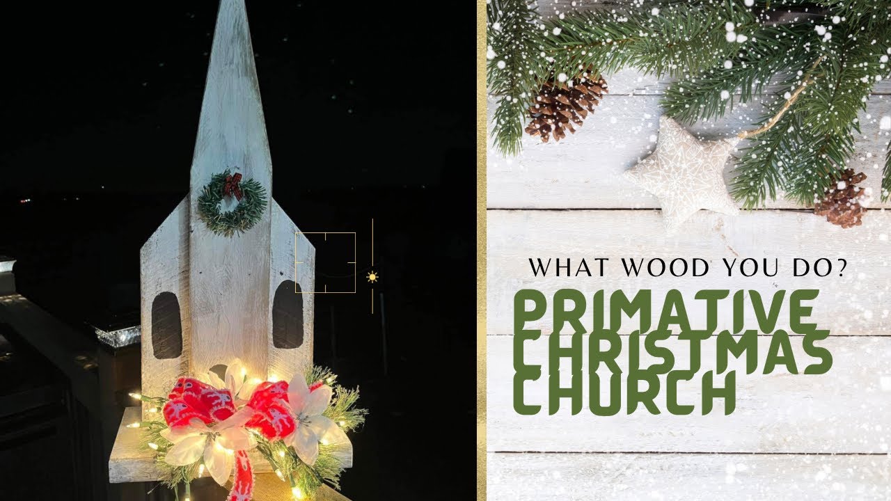 Discover the Secrets: Creating a Rustic Primitive Church with Paint and ...