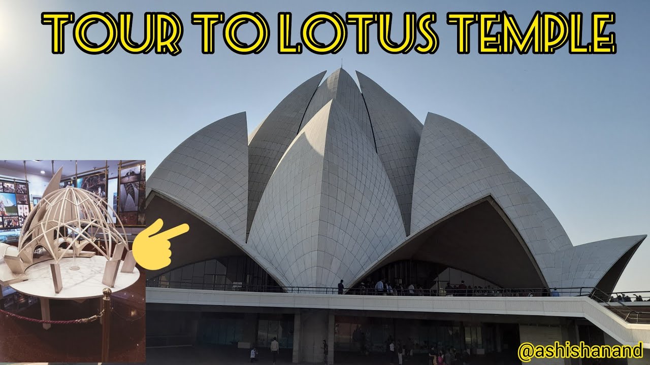 Vlog : Visit to Kamal Mandir aka Lotus Temple 🙏 | New Delhi - YouTube