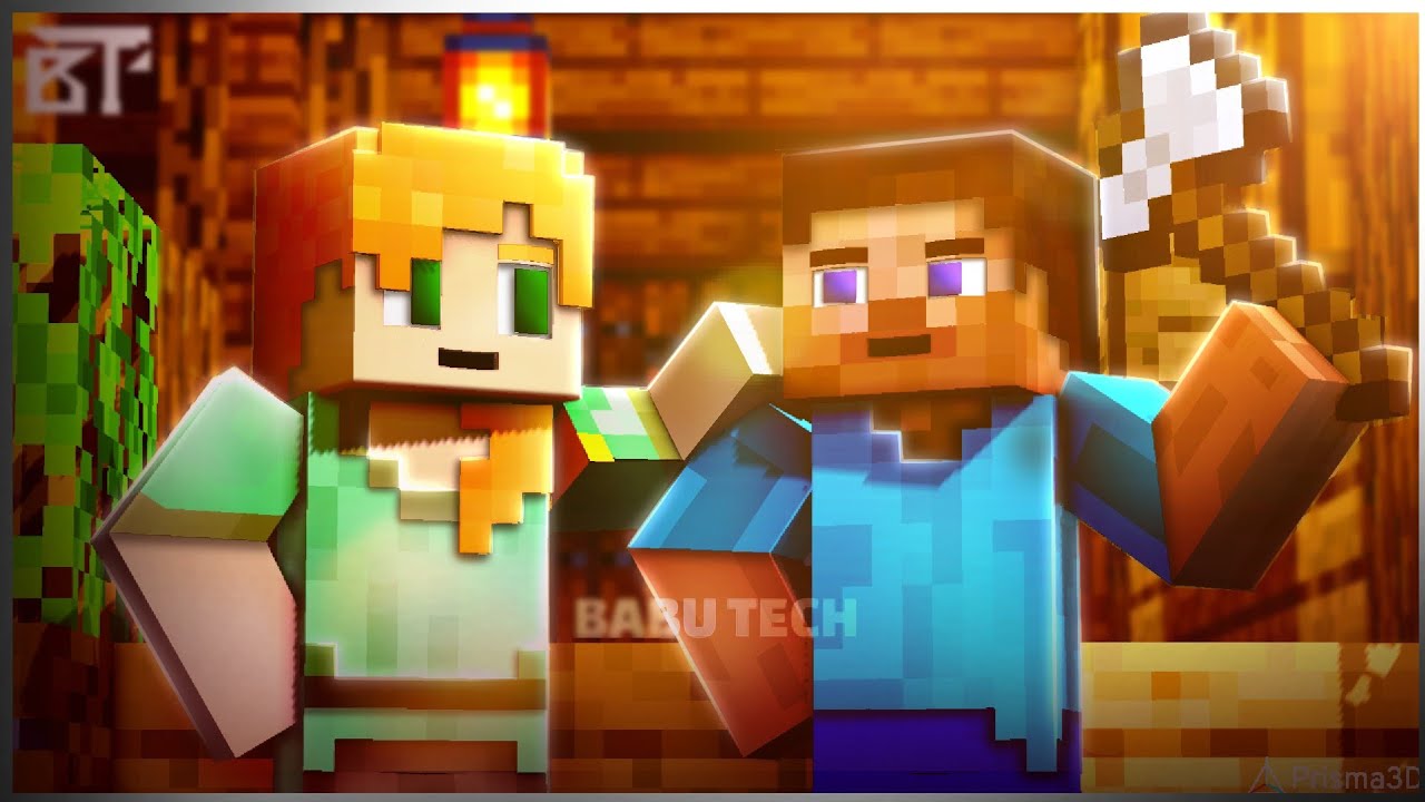 Steve And Alex VS Pillagers Music Video | Babu Tech | Prisma 3D ...