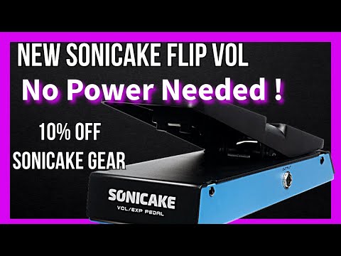 NEW SONICAKE FLIP VOL VOLUME PEDAL MEANS NO POWER OR BATTERIES NEEDED ...
