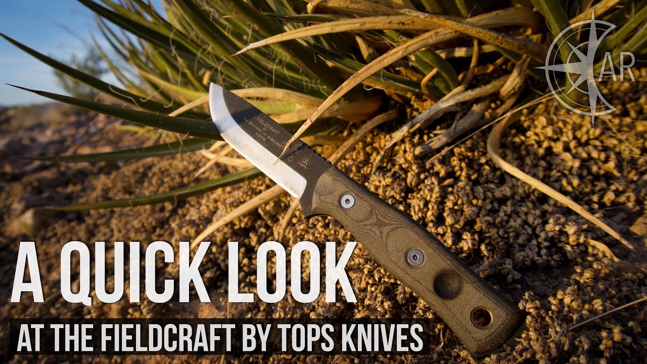 Fieldcraft By TOPS Knives: Close-Ups, Field Use, Zero Talk - YouTube
