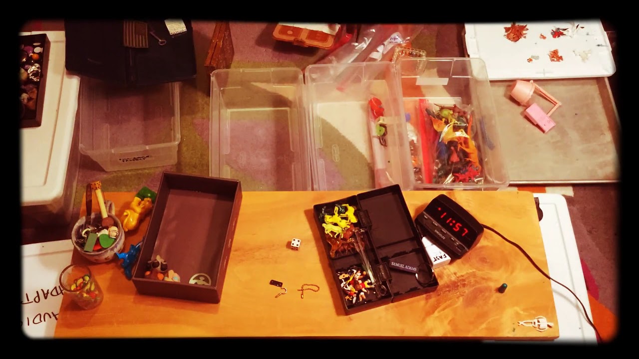 Sorting art supplies time lapse - YouTube