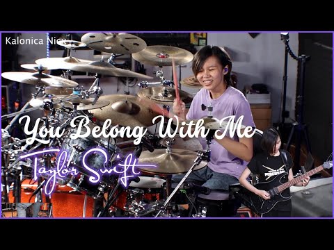 You Belong With Me - Taylor Swift | Drum & Guitar cover by Kalonica Nicx