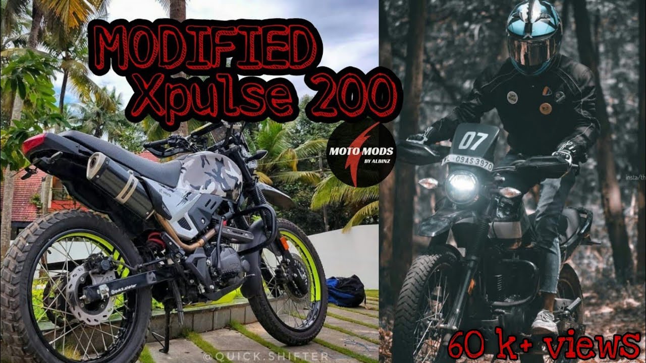 HERO XPULSE 200 Top Modified Collections | Moto Mods - YouTube