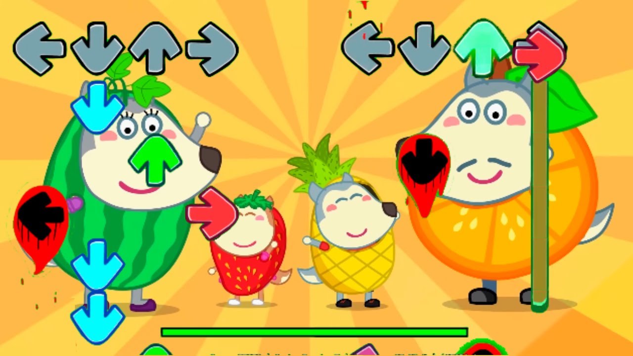 Wolfoo Fruits Party In Friday Night Funkin | Wolfoo Animation FNF - YouTube