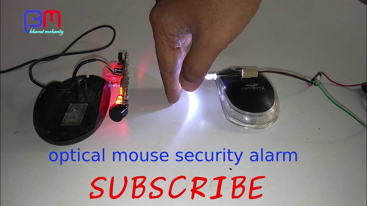 Mouse security alarm - YouTube