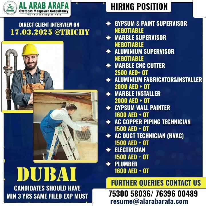 Current Job Openings For Dubai 👉🏻 Al Arab Arafa Consultancy - YouTube