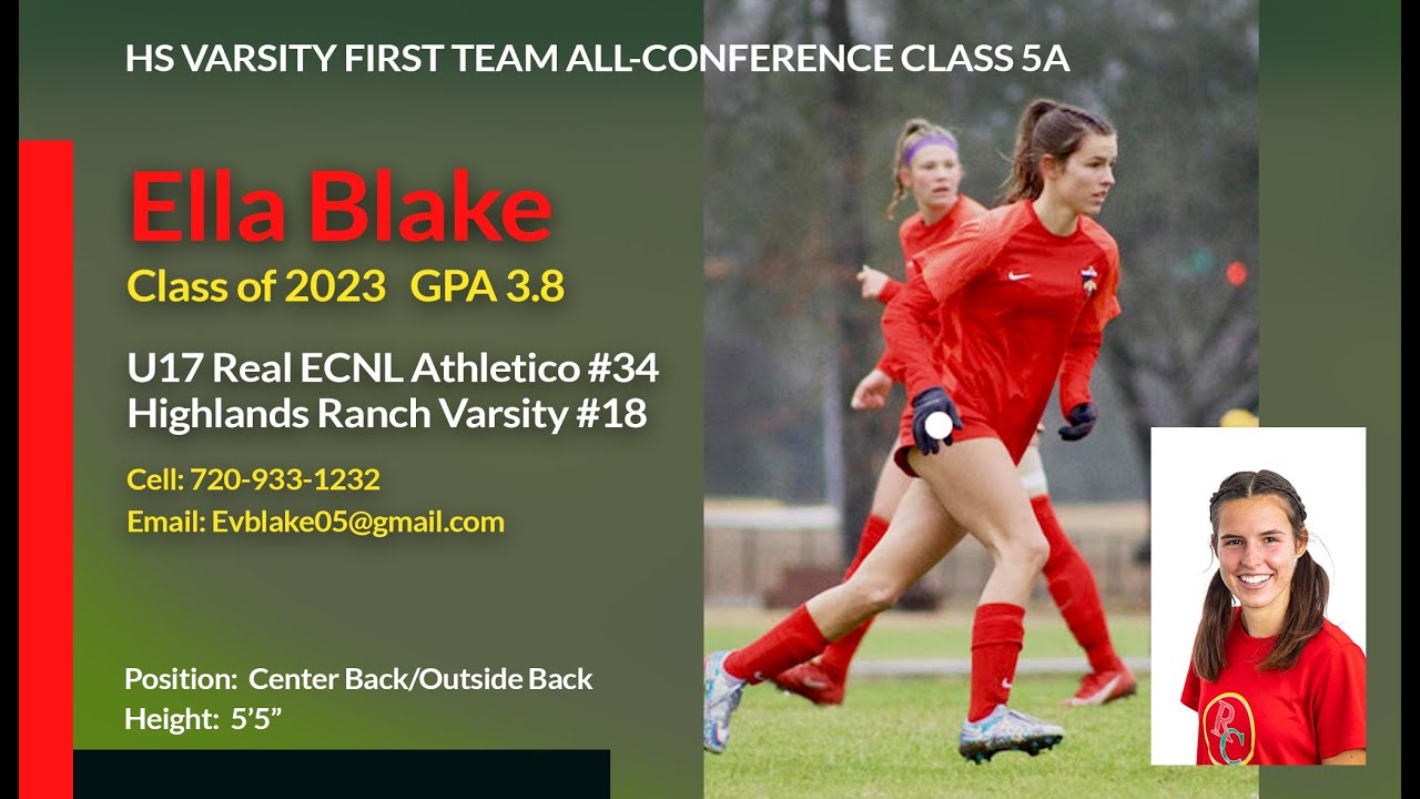 ELLA BLAKE REAL CO ECNL 2023 - YouTube