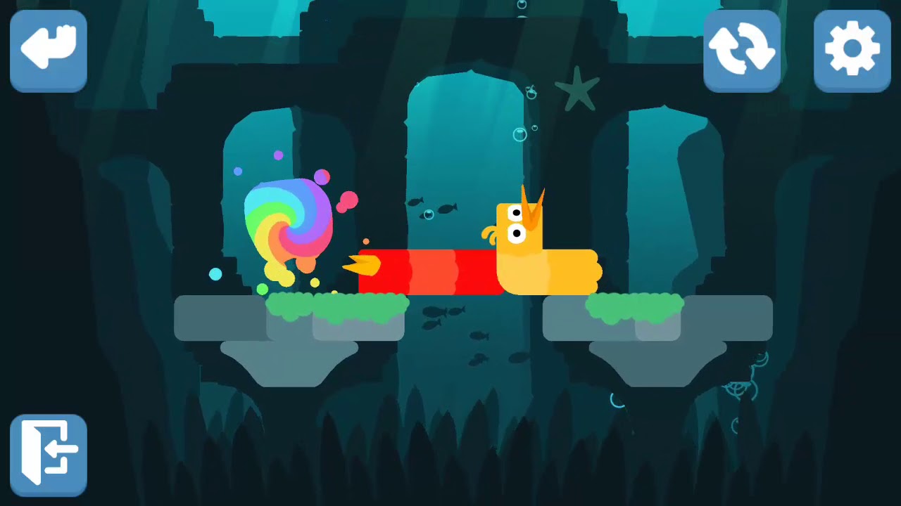 Snakebird Primer Level 15 Walkthrough - YouTube