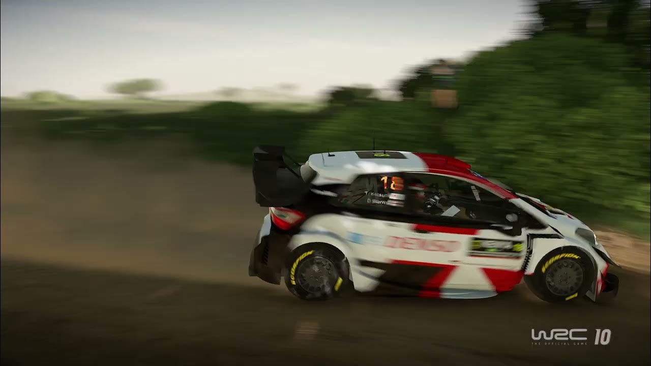 WRC Safari Rally Kenya Shakedown Record! TOYOTA Yaris 1'22"111 (WRC10) - YouTube