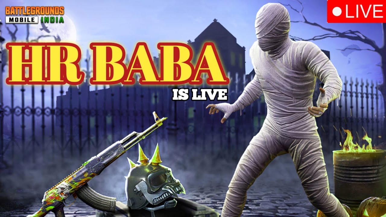 SUNDAY CHILL BGMI LIVE STREAM | HR BABA GAMING PUBG LIVE - YouTube