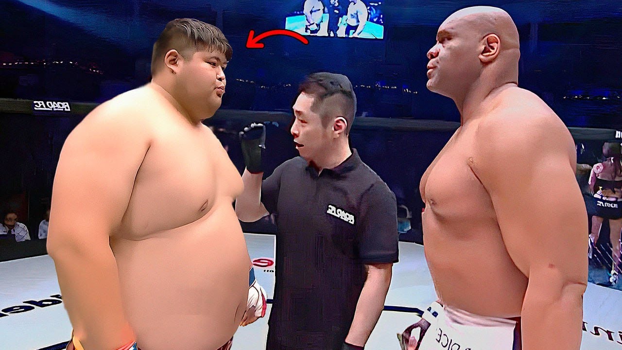 Wow! This Fat Guy Destroys Jacked Monsters! Aorigele - Insane Knockouts ...