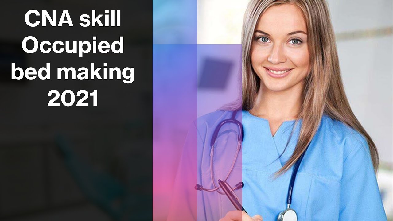 PROMETRIC CNA SKILL MAKING UP UNOCCUPIED BED 2021 - YouTube