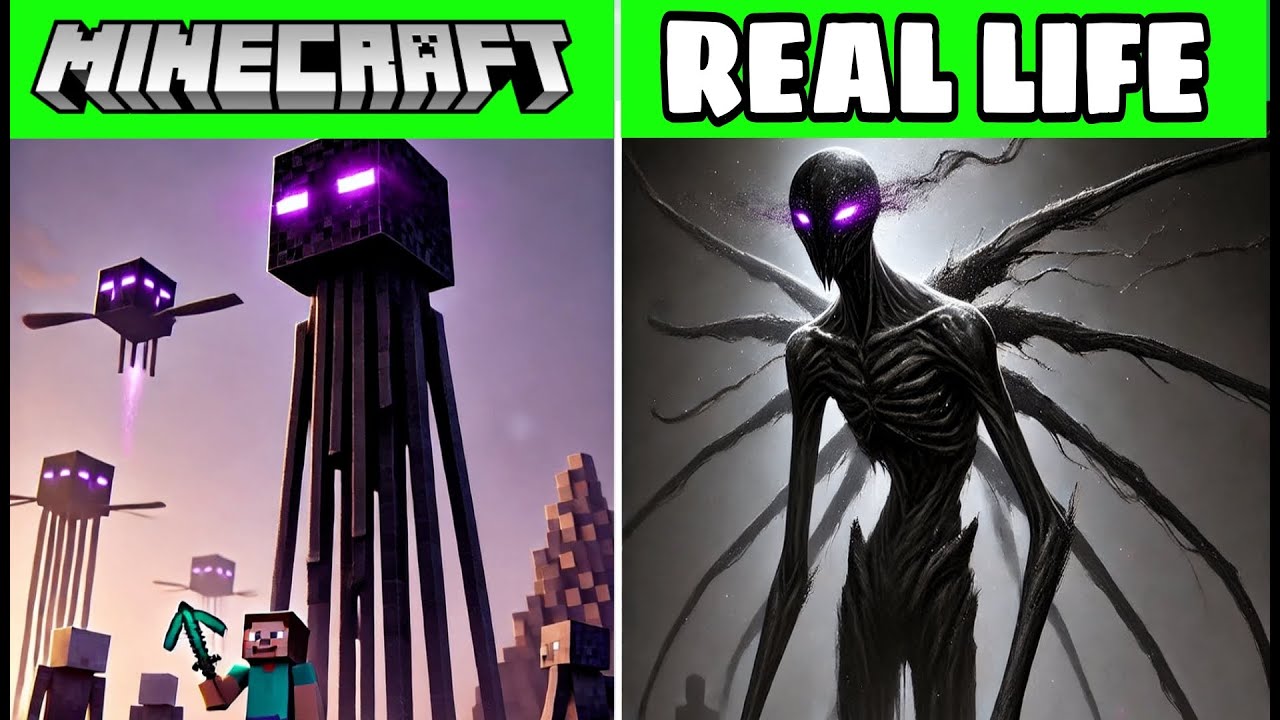 Minecraft Mobs in REAL LIFE #1 - YouTube