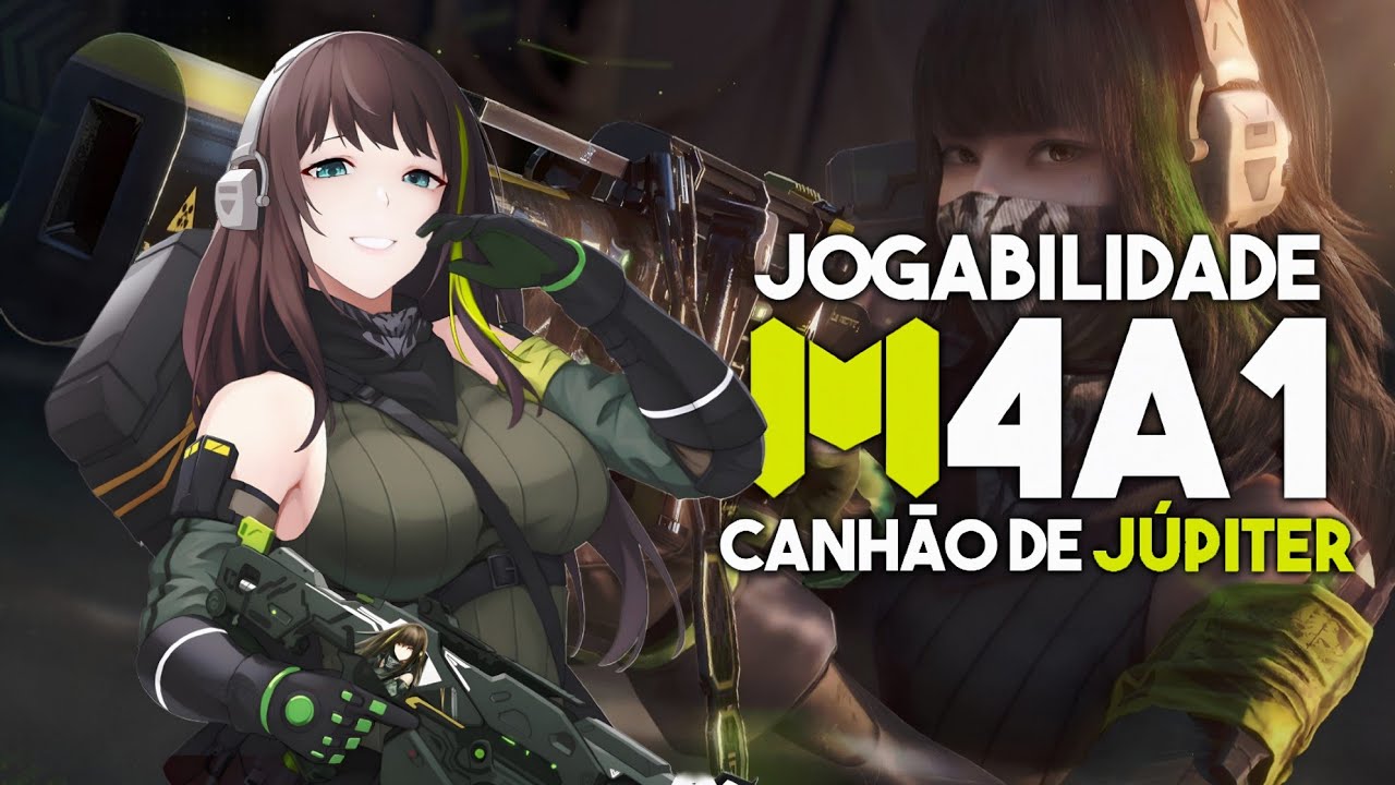 M4A1 - Canhão de Júpiter | Jogabilidade (Girls' Frontline x Call of ...