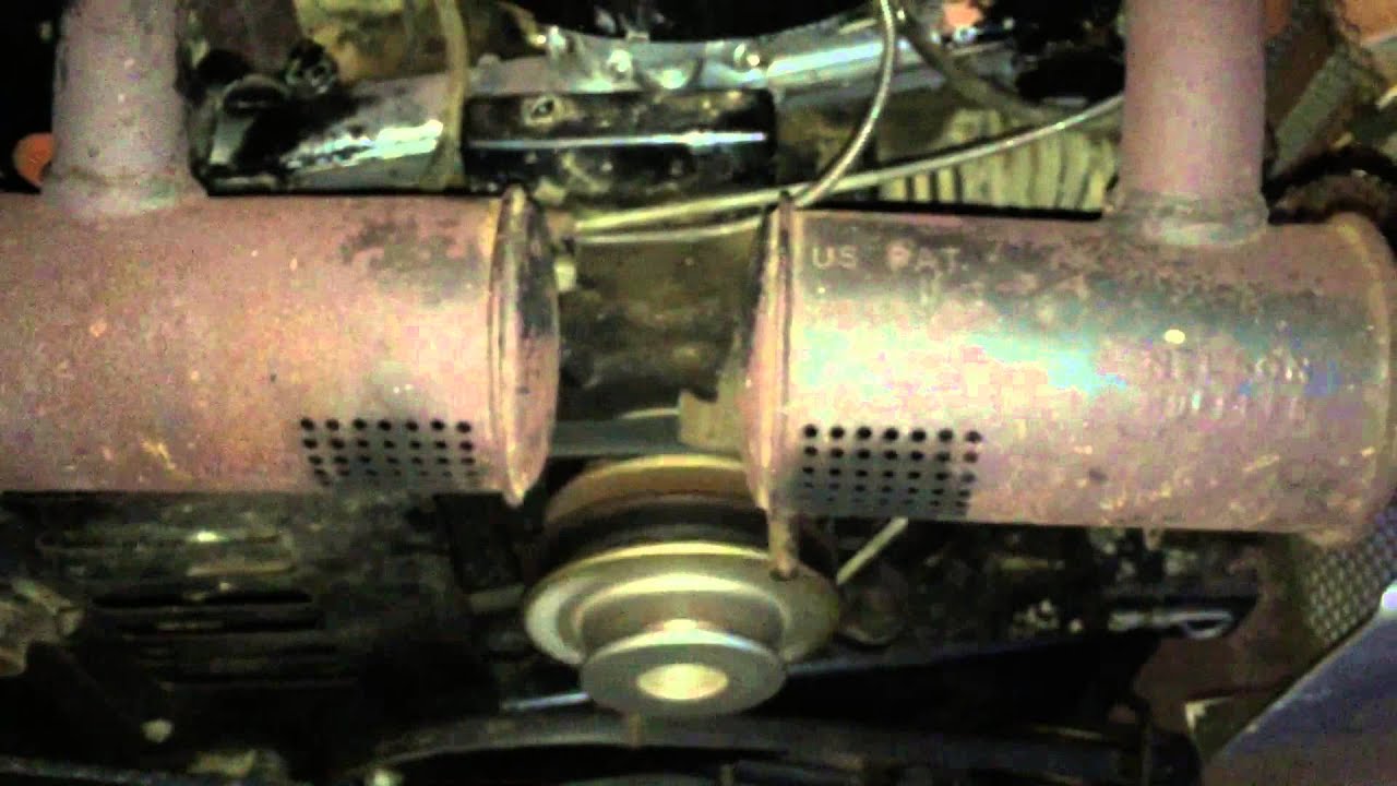 1978 Sears GT-18 Onan B48M sputtering and missing - YouTube