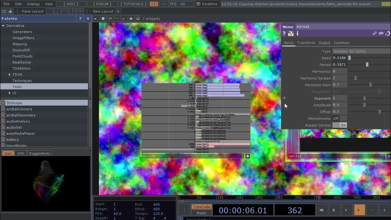 Using the Muse Headband with TouchDesigner - Brainwave Visualization! - YouTube