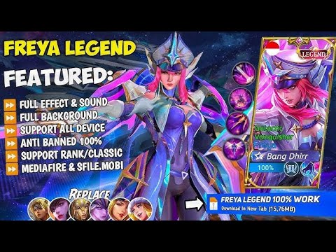 Script Skin Freya Legend No Password | Effect & Voice - New Patch ...