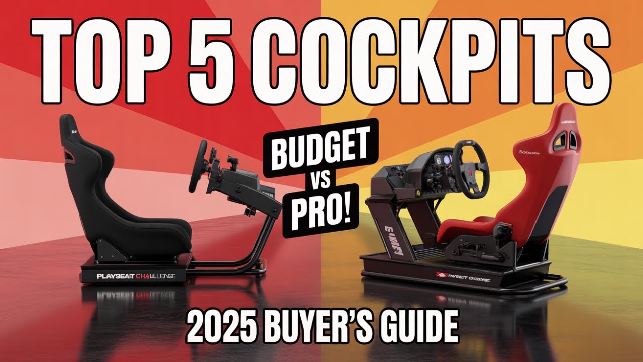 Best Sim Racing Cockpits 2025 – From Budget to Pro! - YouTube