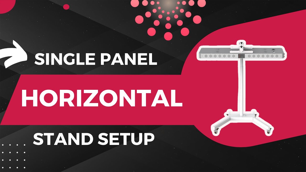 How to Install the Single Panel Horizontal Stand - YouTube