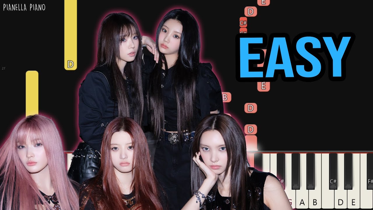 ILLIT - Tick-Tack | EASY Piano Tutorial by Pianella Piano - YouTube