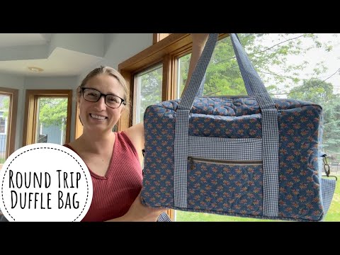 Making the Round Trip Duffle from Patterns by Annie, VLOG