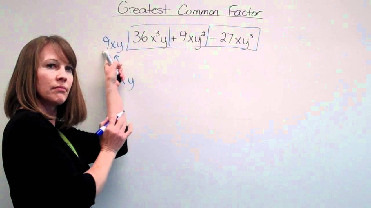 GCF Box Method - YouTube