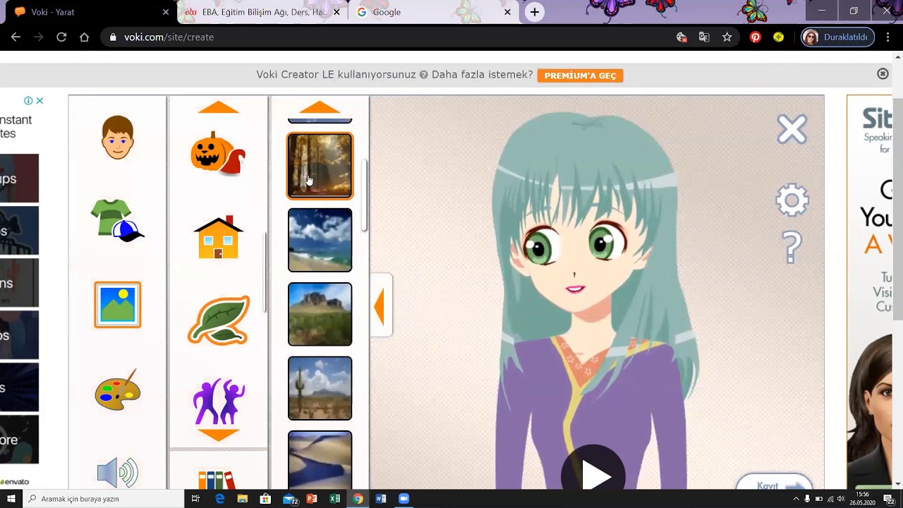voki uygulaması tanıtımı - YouTube
