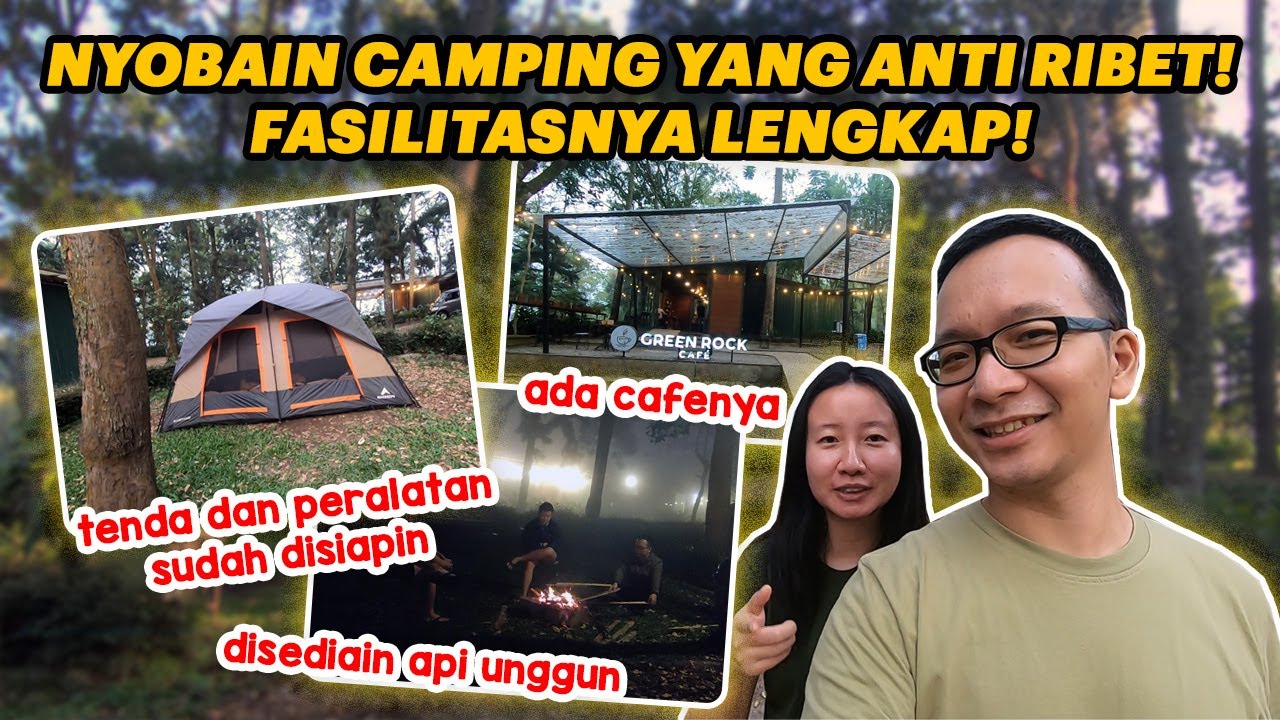 GAK PERLU REPOT KALAU MAU KEMAH DISINI! SEMUANYA ADA! | GREENROCK CAMPER & CAFE PUJON MALANG ...