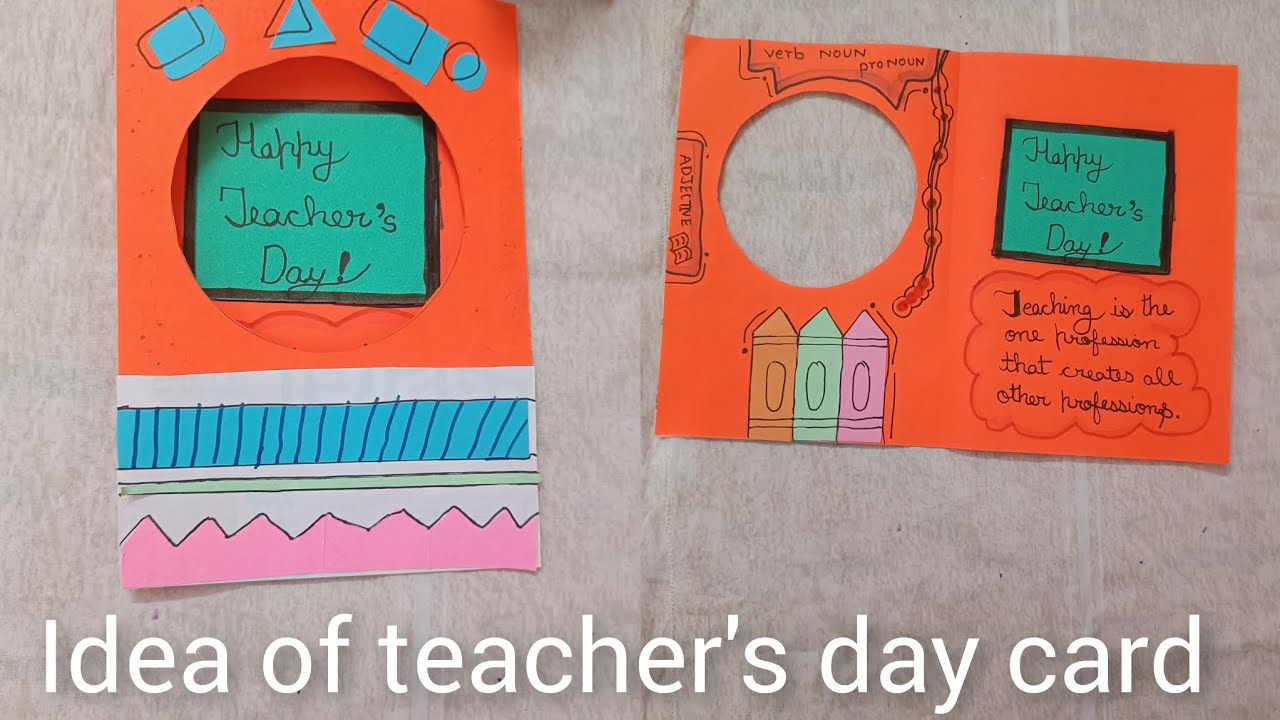 How to make teacher's day card 2023 | Teacher's day special | Quick and ...