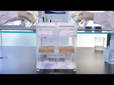 Soil Hydrogel Water Retaining Test - YouTube