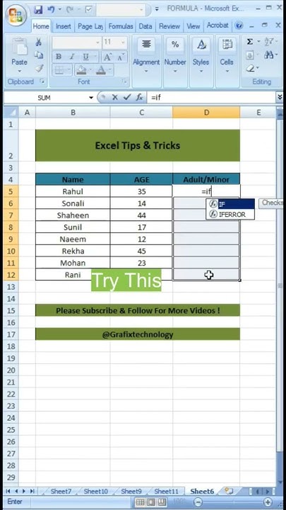 Excel Interview Question Tips and Tricks #excel #exceltips #exceltutorial #msexcel #shorts - YouTube