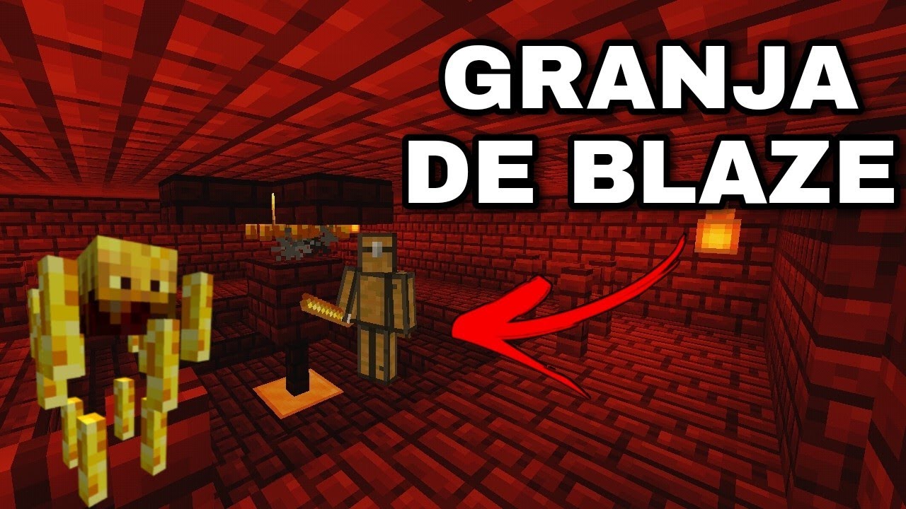 Granja de Blaze - Minecraft Bedrock y Java 1.20 - YouTube