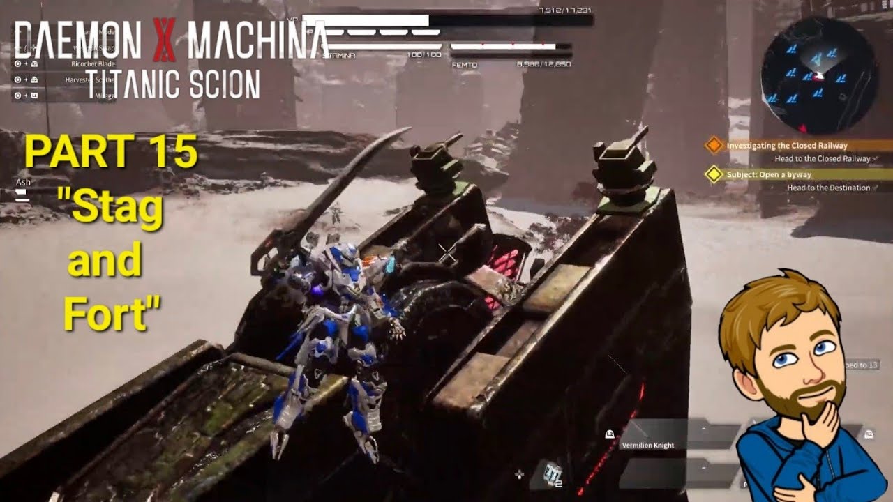 "Stag and Fort" Daemon X Machina: Titanic Scion PS5 Playthrough Part 15 ...