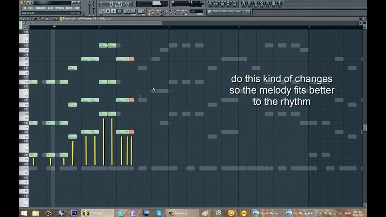How to make a Big Room intro Melody and give it a Great Rhythm - YouTube