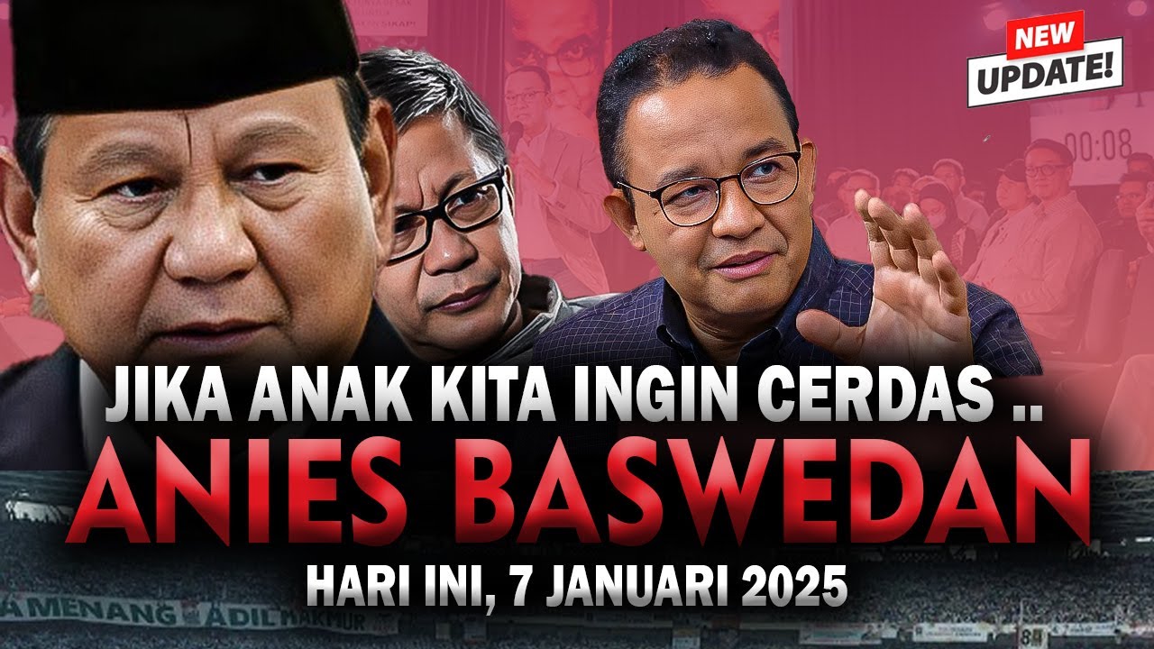 🔴SEMUA RAKYAT HARUS TAU, ANIES INGATKAN KITA SEMUA TENTANG INI ...