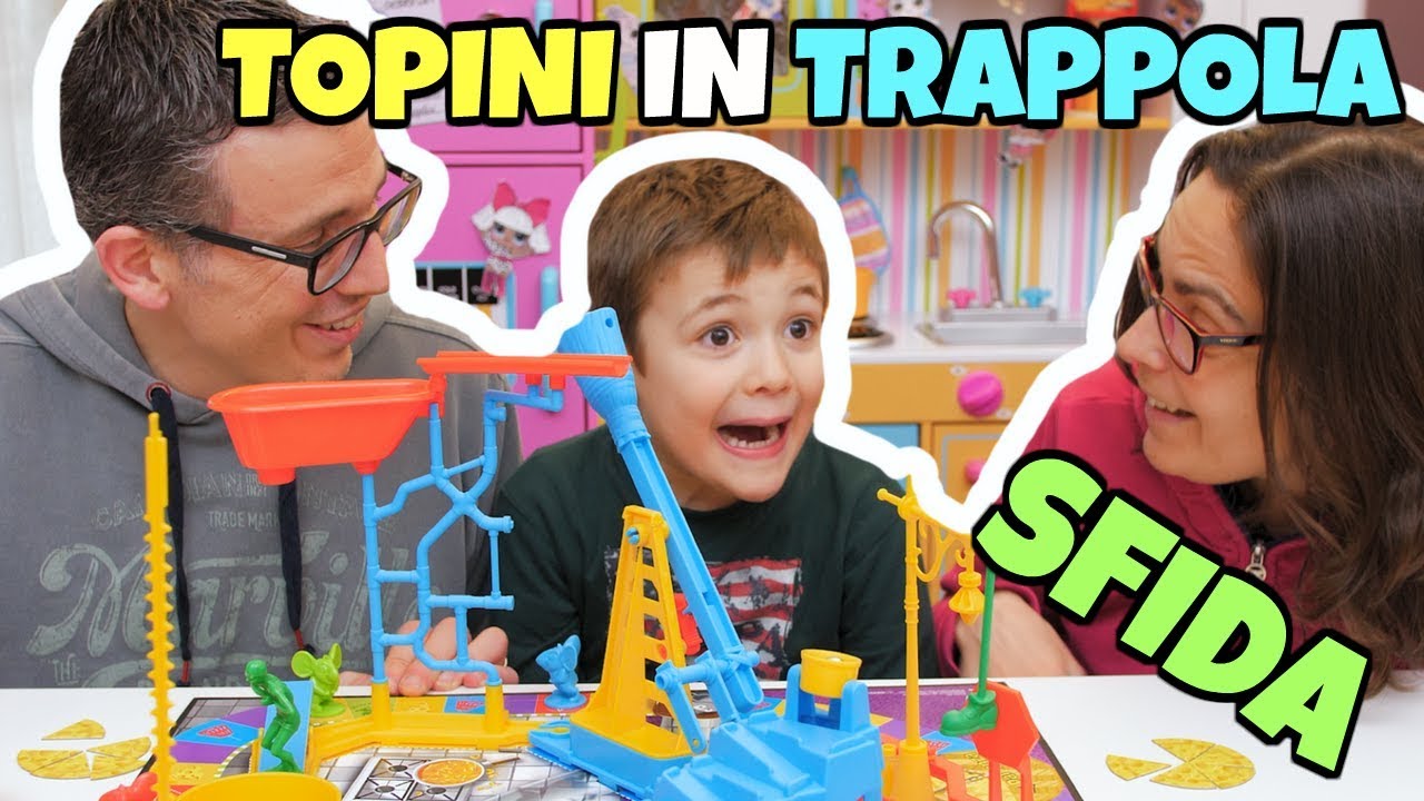SFIDA a TOPINI IN TRAPPOLA: il Gioco Reazione a Catena Incredibile ...