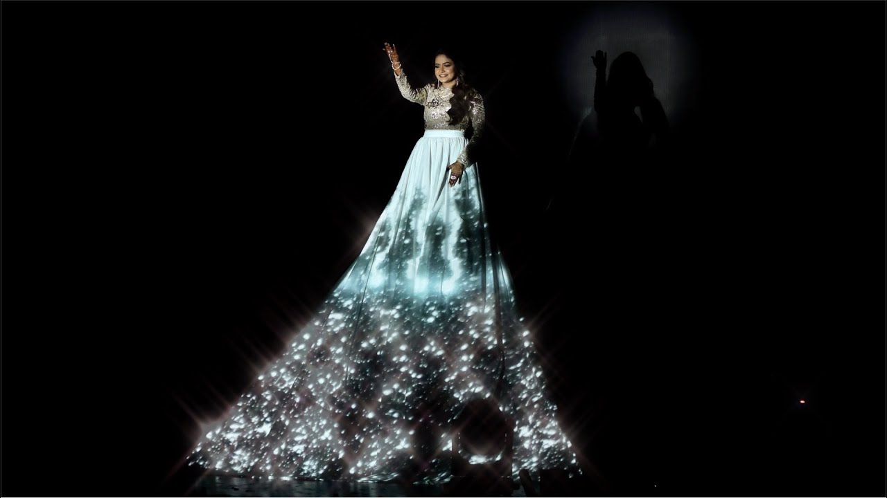 LED MAPPING! A beautiful bridal solo performance I # ...