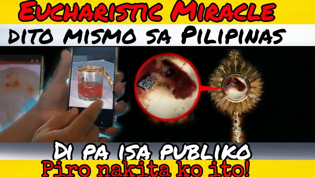 👉(Breaking News) Eucharistic Miracle sa Pilipinas, BLEEDING HOST, hindi ...