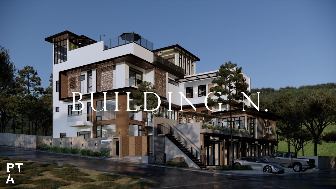 Building N - Neutral Tones Wood Color Mixed-use Development in Antipolo ...