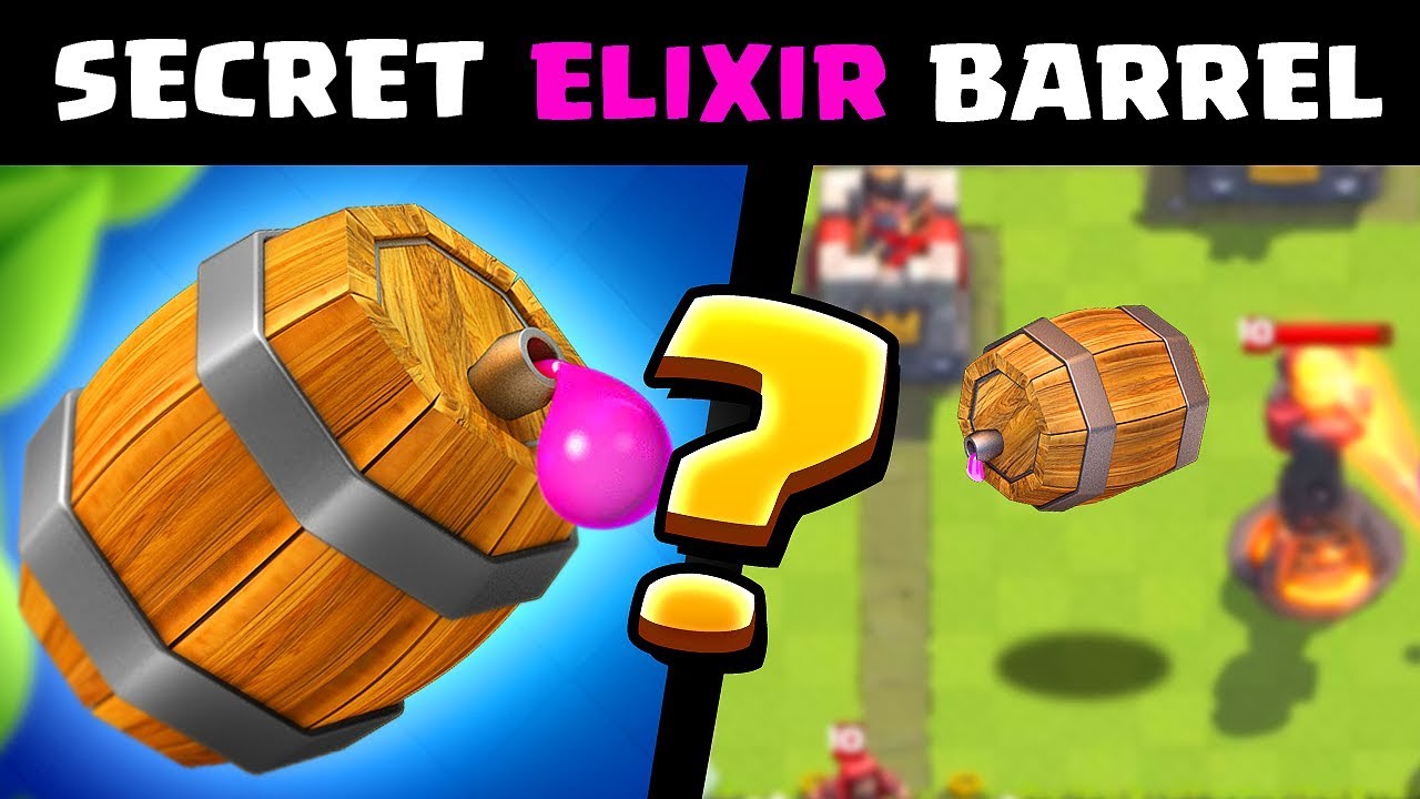 SECRET ELIXIR BARREL? Clash Royale Mythbusters! Episode #2 - YouTube