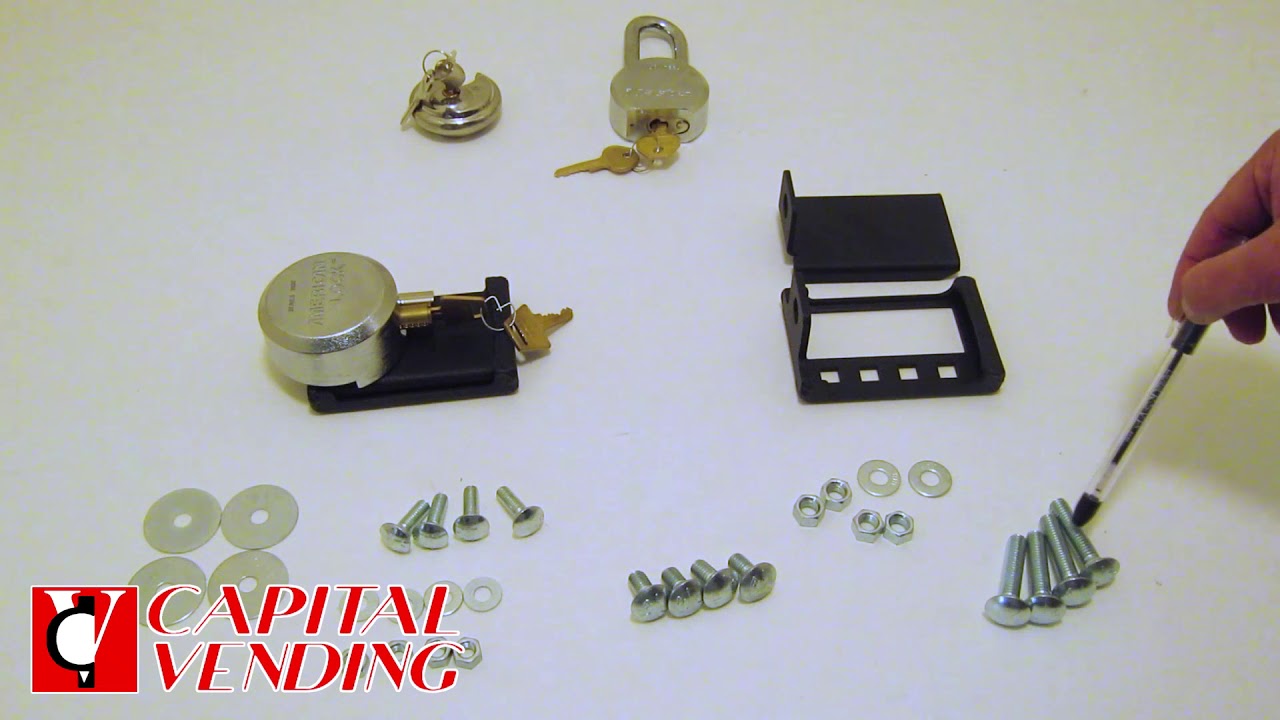 Protective Cover & Flush Mount Hasp for Non-Protruding T Handle Locks ...