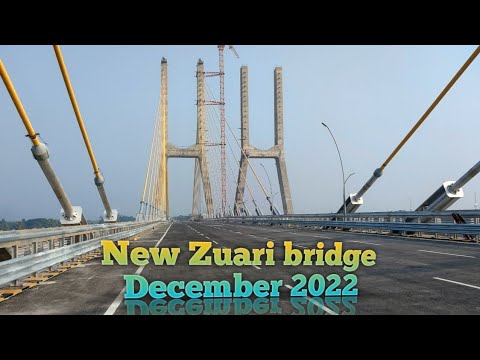New Zuari bridge Goa December 2022 - YouTube